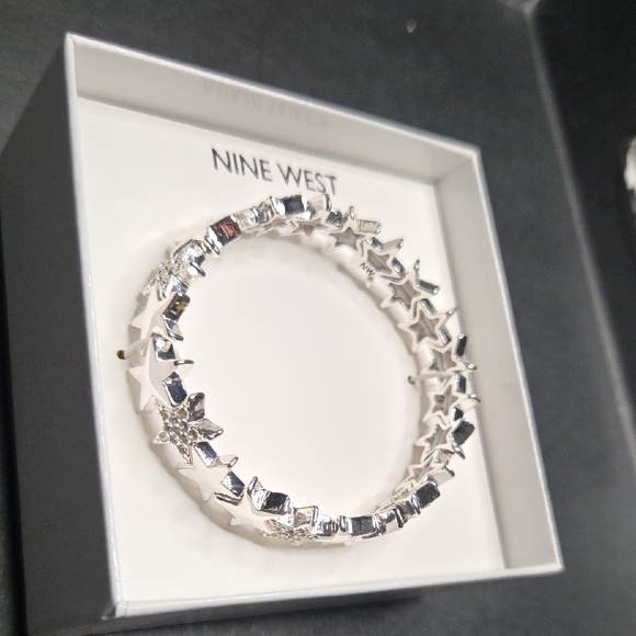 Nine West | Jewelry | Nine West Silver Star Bracelet | Poshmark